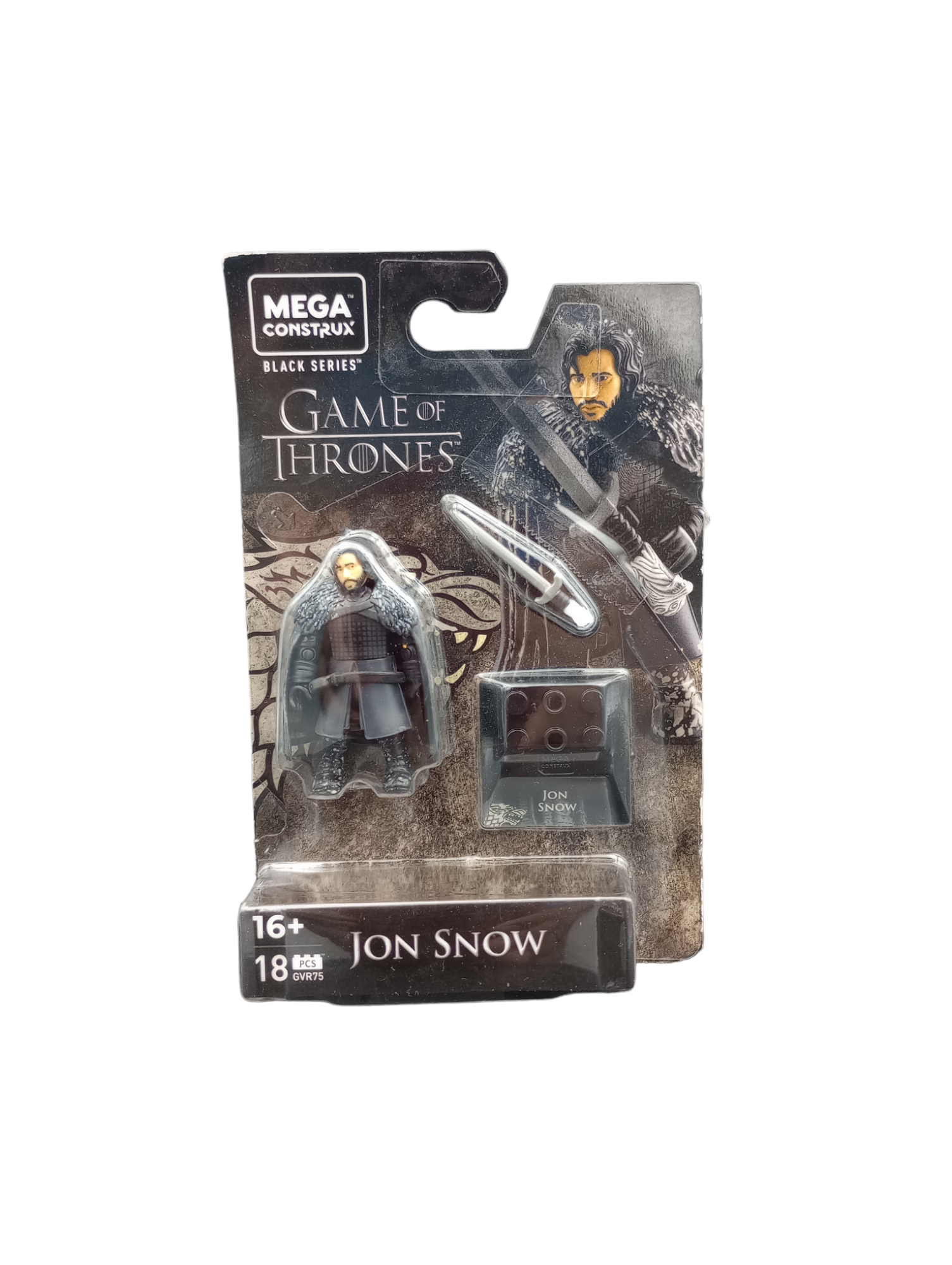 Mega Construx Black Series Game of Thrones Jon Snow Figure, GVR75 ...