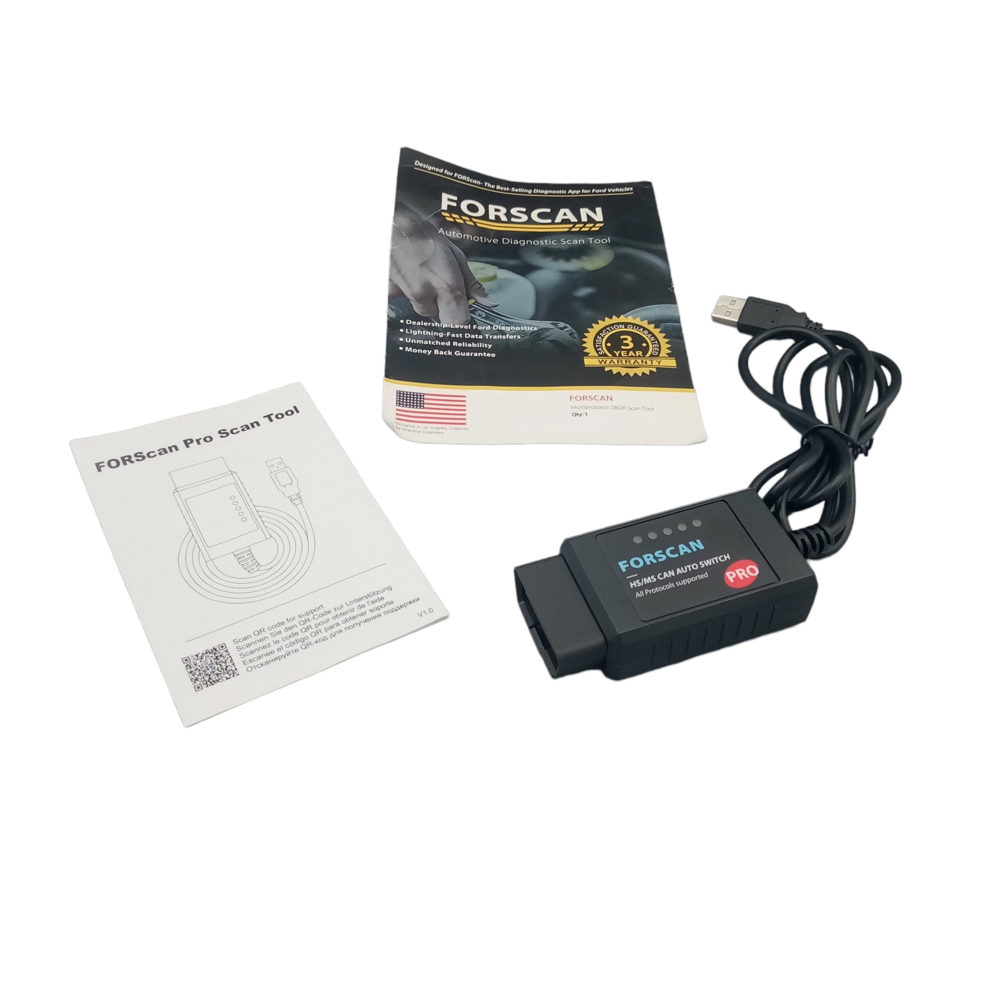 FORScan Multiprotcol OBD2 Adapter USB Pro Scan Tool | Americasprice.Com