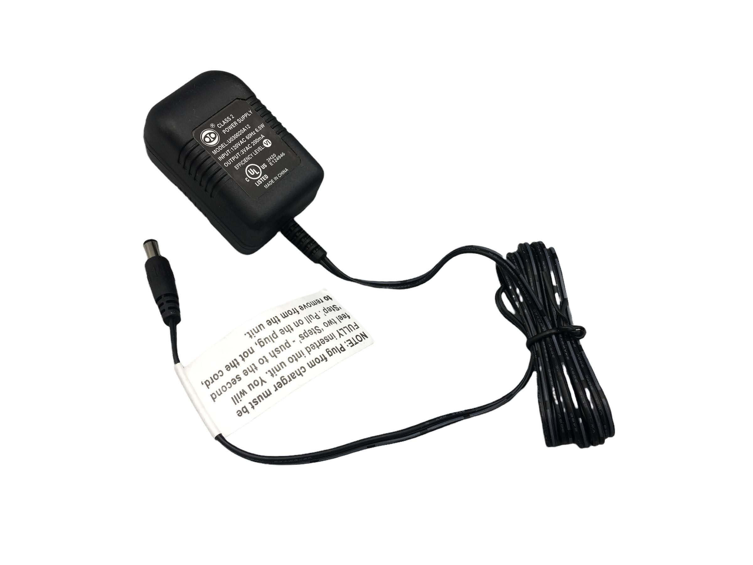 Unbranded 3VAC 200mA Class 2 Power Supply Adapter Charger ...