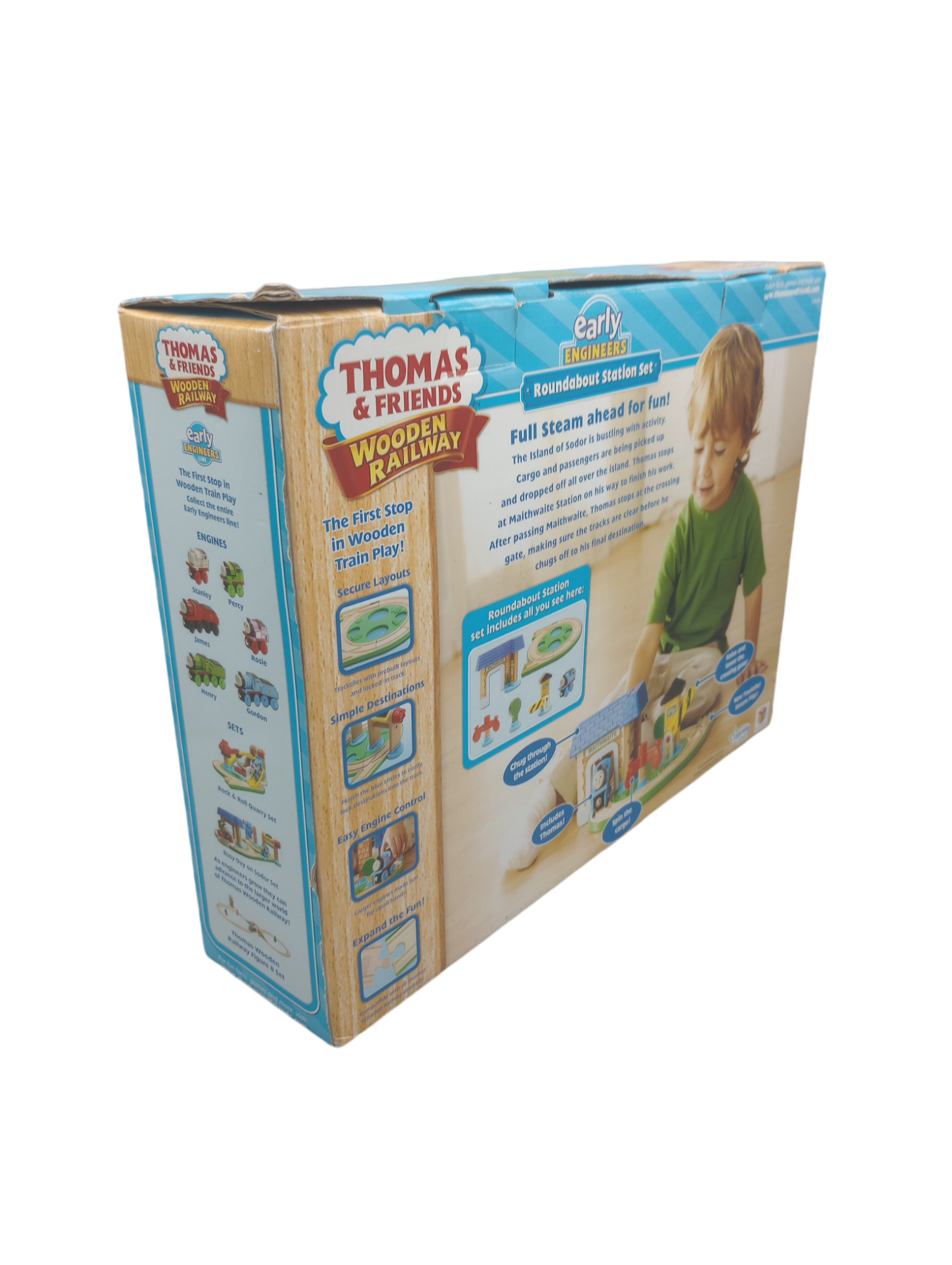 Thomas and Friends Early Engineers Roundabout Station Wooden Railway ...