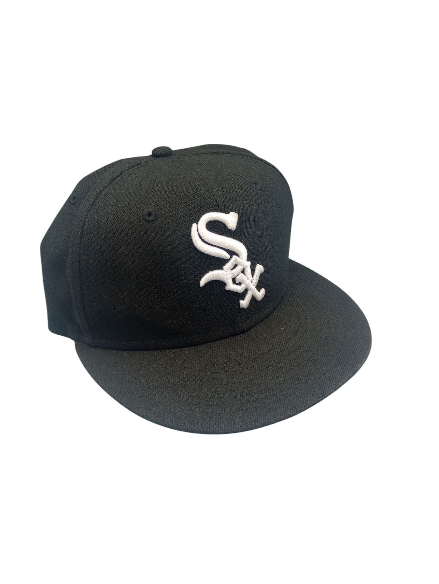 New Era 59FIFTY Chicago White Sox Black Fitted Hat – Size 6 7/8 ...