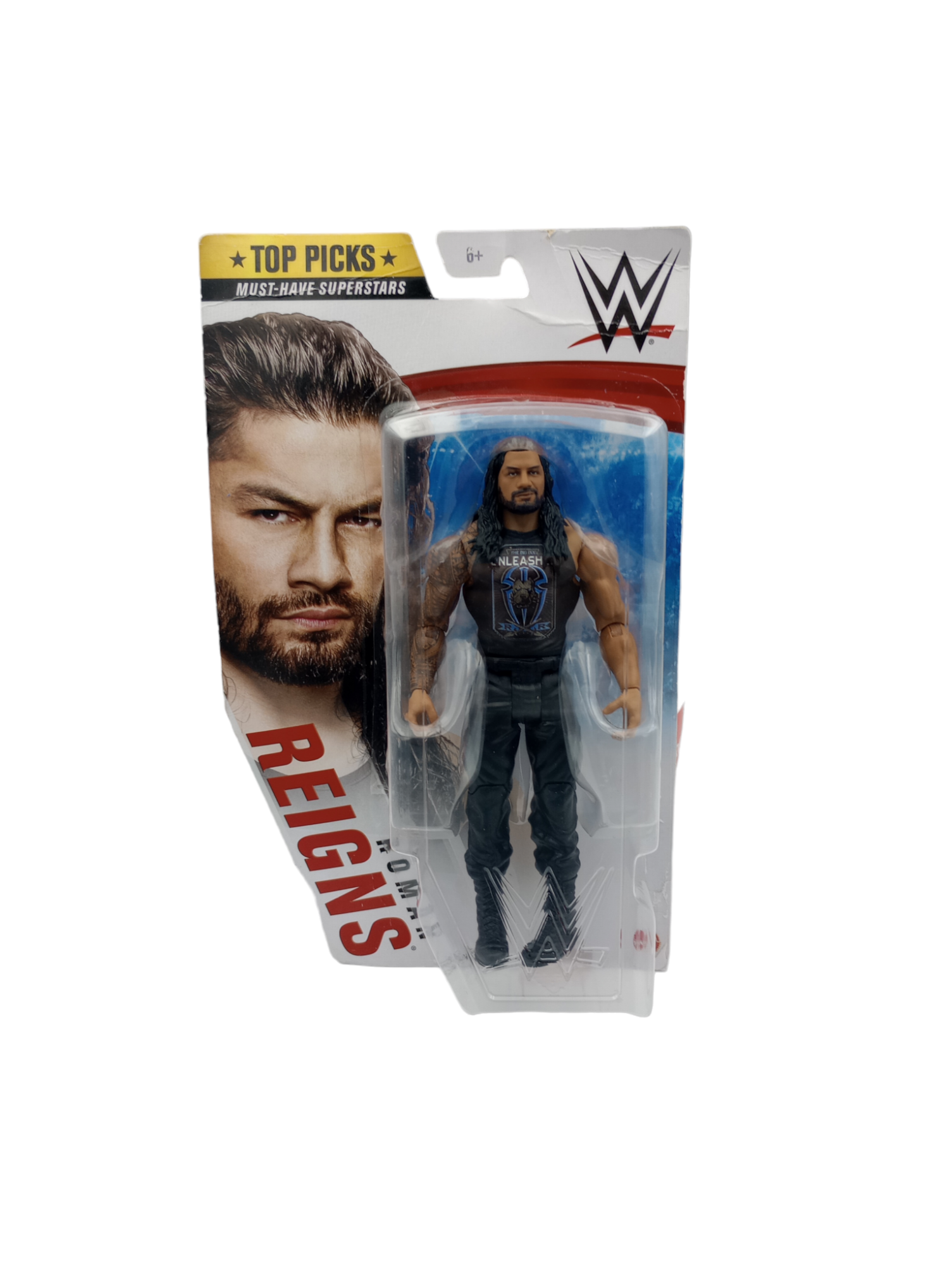 WWE Top Picks Roman Reigns 6-inch Scale Action Figure | Americasprice ...