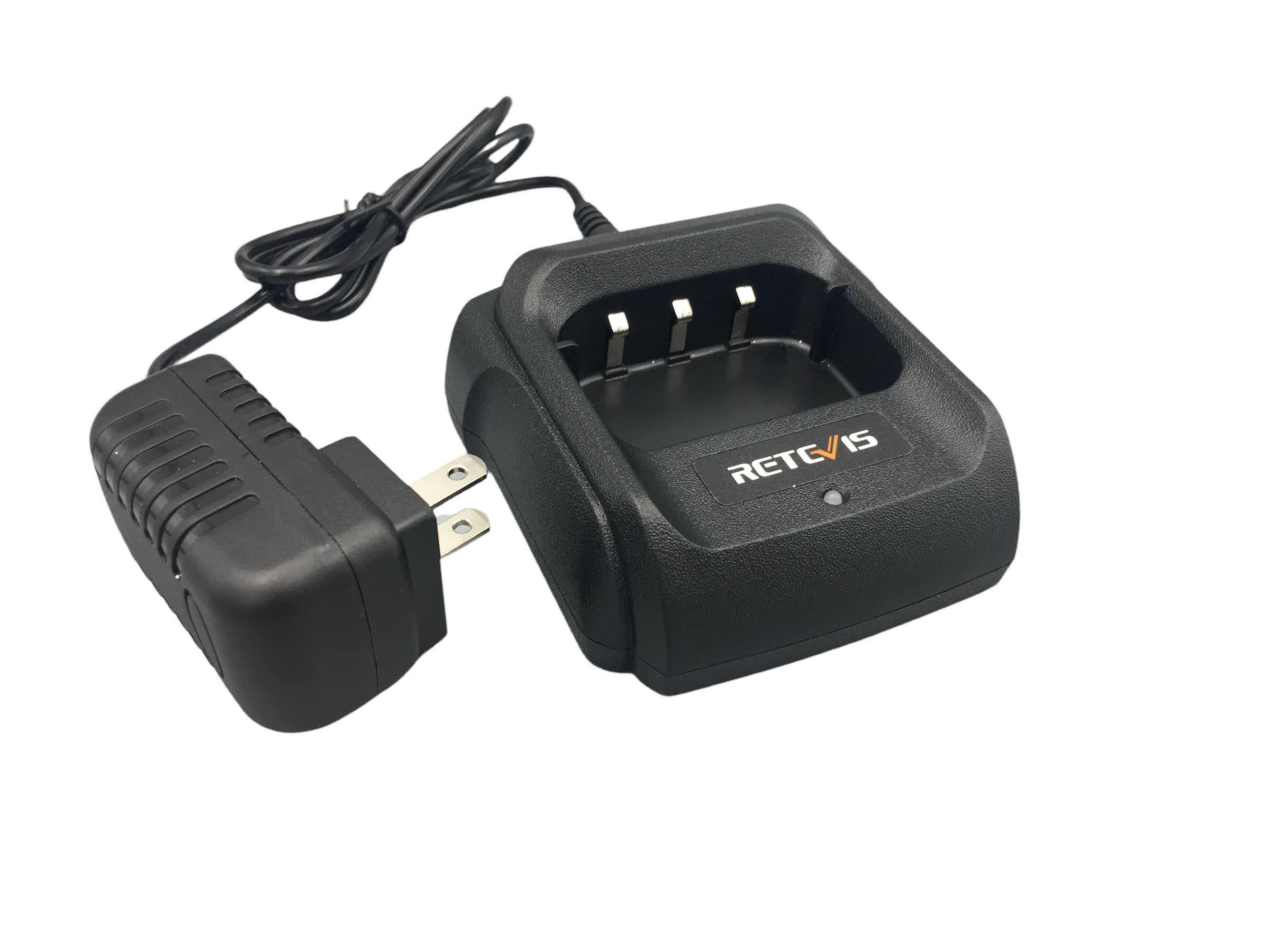 Retevis 8.4V 500mA Two Way Radio RT29 Charger Docking Station ...