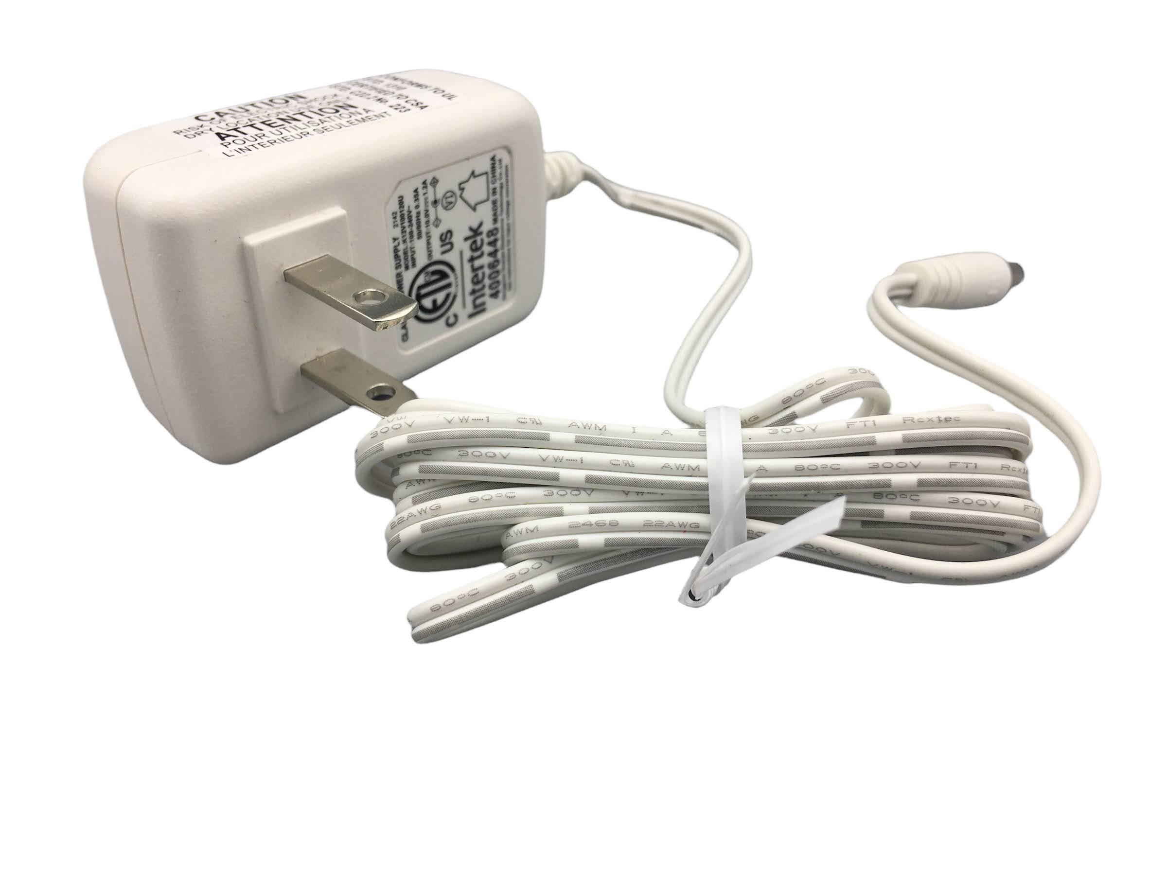 Intertek 10.0V 1.2A Switching Adapter Power Supply Model: K12V100120U ...