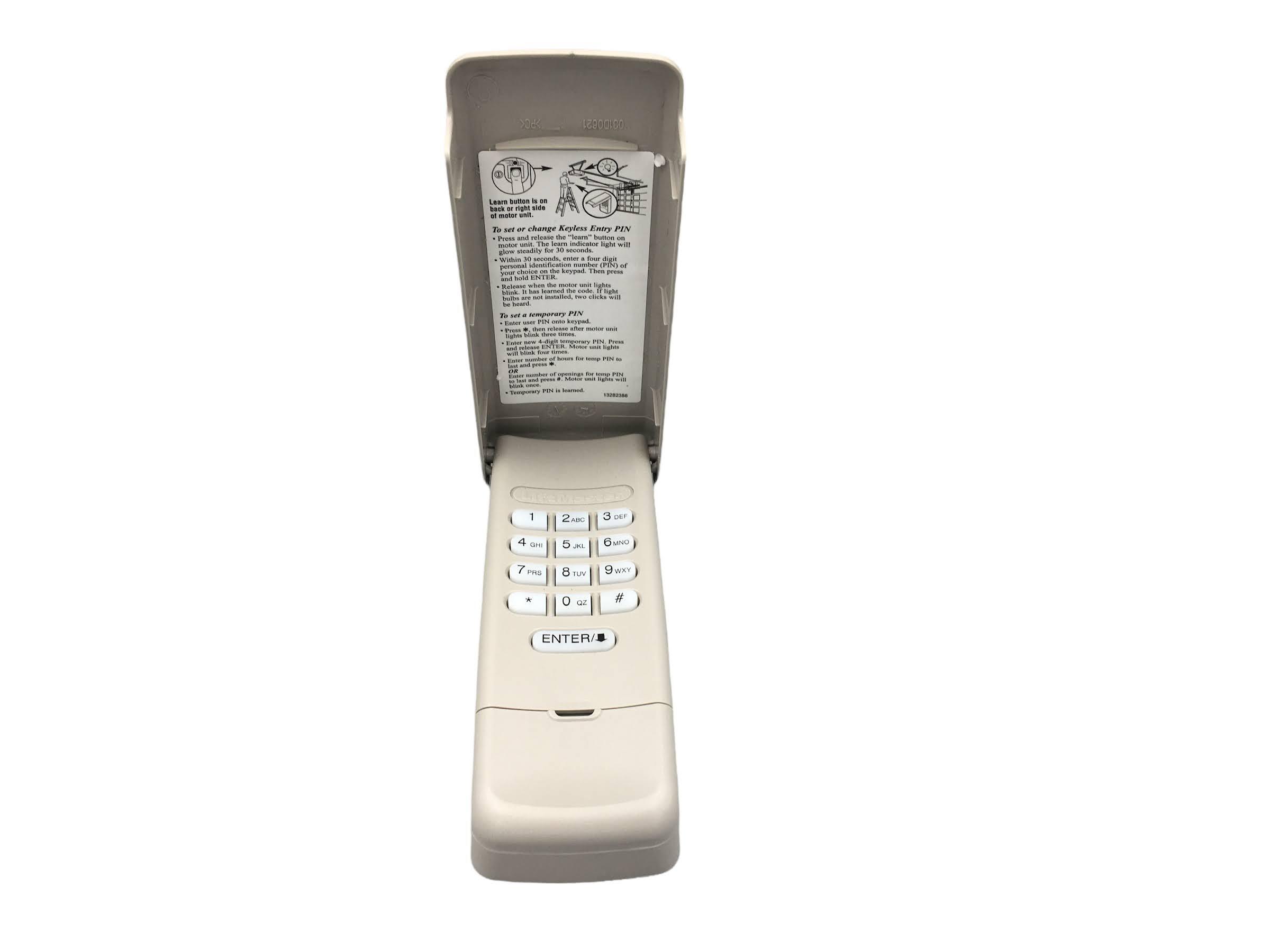 Liftmaster 877LM Wireless Keyless Keypad Garage Door Remote Control ...