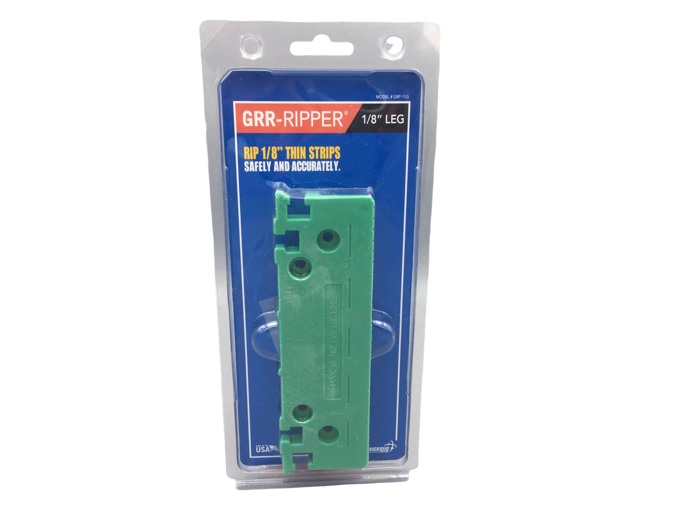 Microjig GRR-Ripper GRP-11G 1/8 Inch Table Saw Push Block Leg Accessory ...