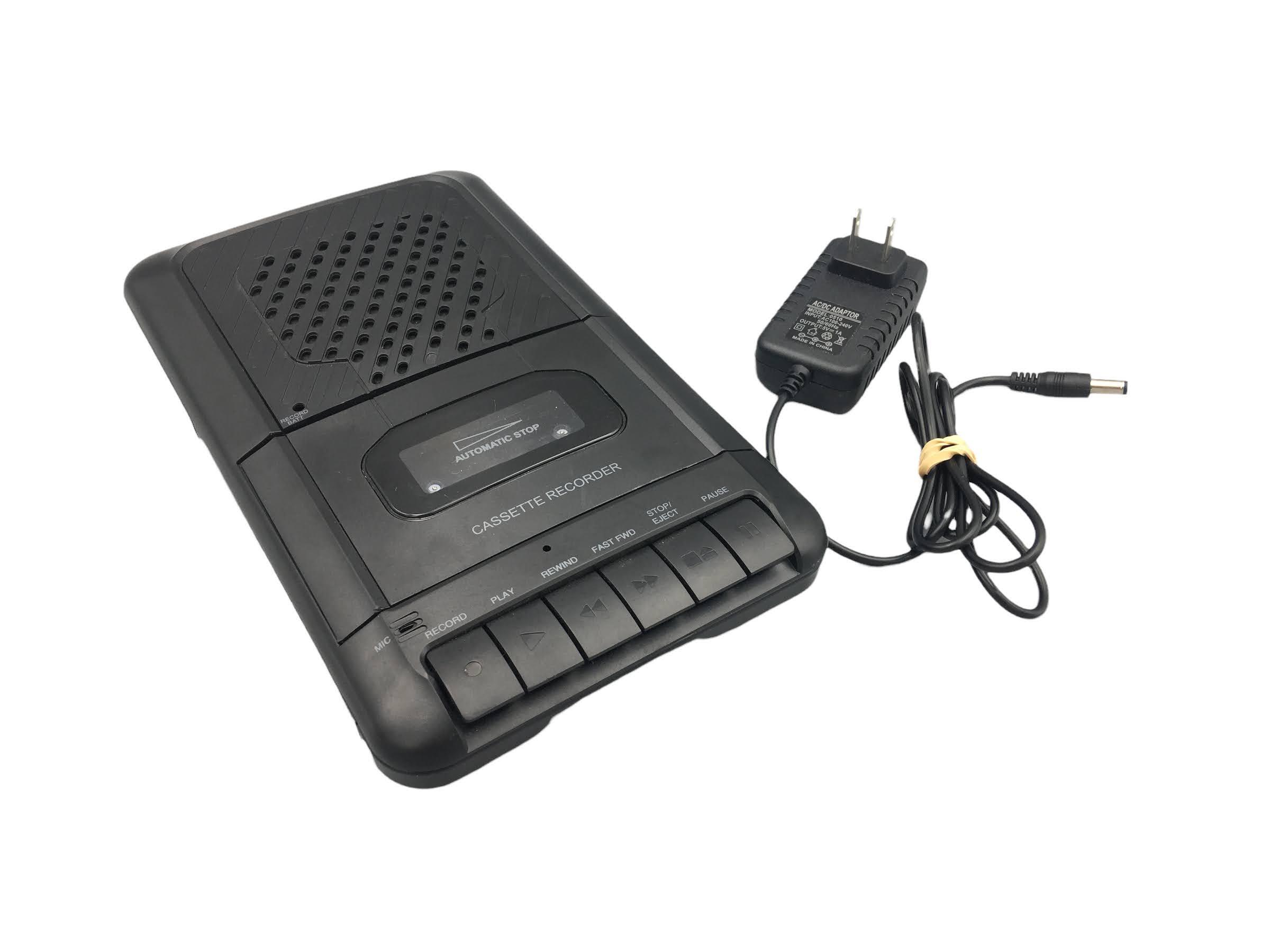 Onn Battery Operated Portable Cassette Recorder - 00008728 ...