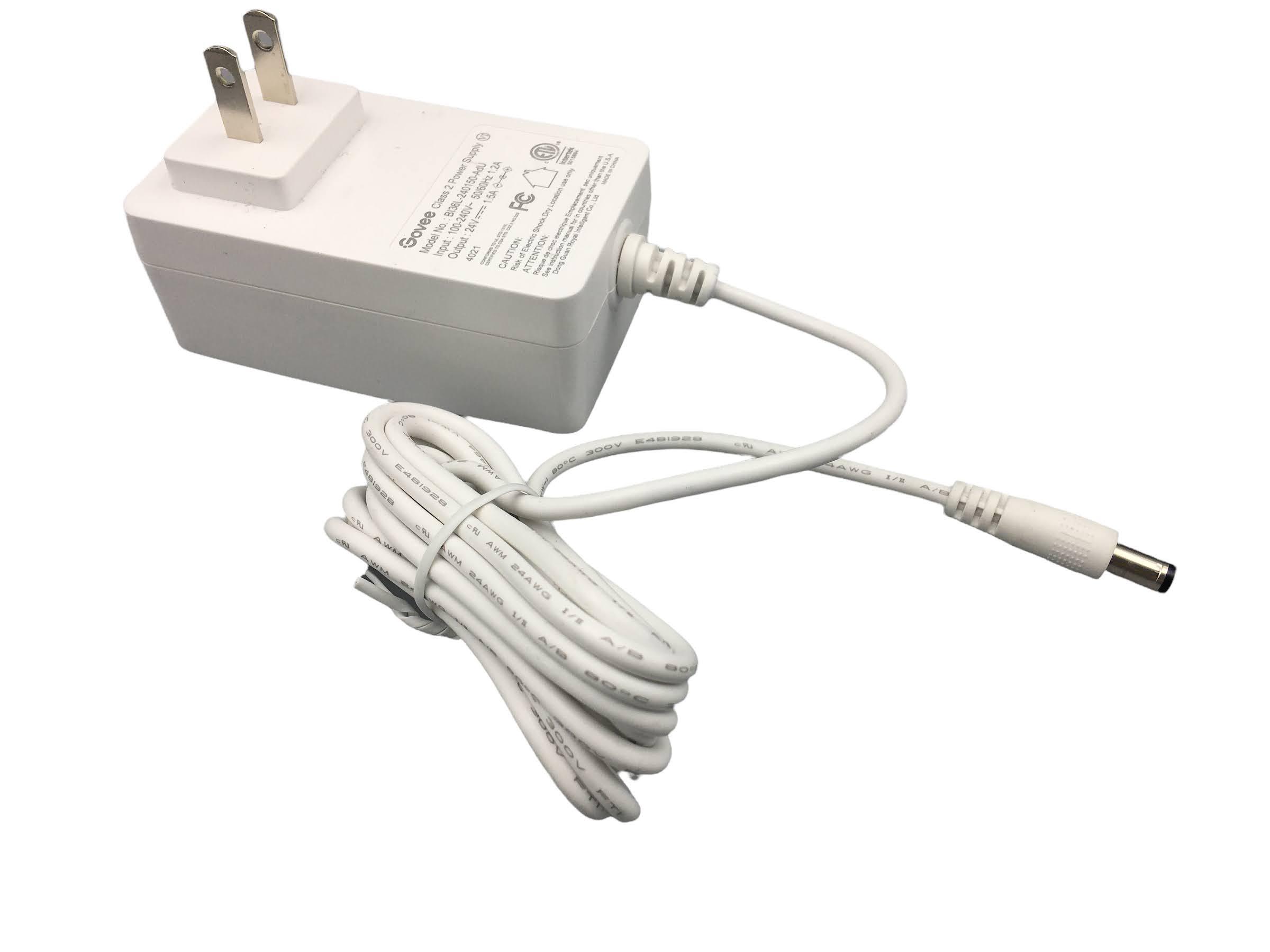 Govee 24V 1.5A Class 2 Power Supply Adapter Charger | Americasprice.Com ...