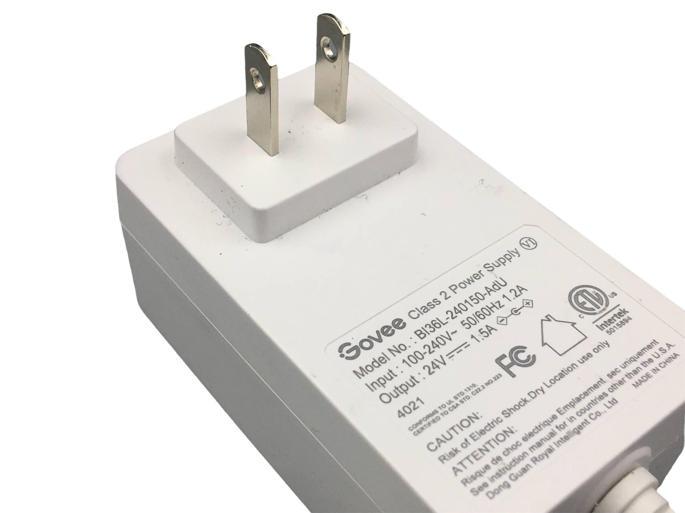 Govee 24V 1.5A Class 2 Power Supply Adapter Charger | Americasprice.Com ...