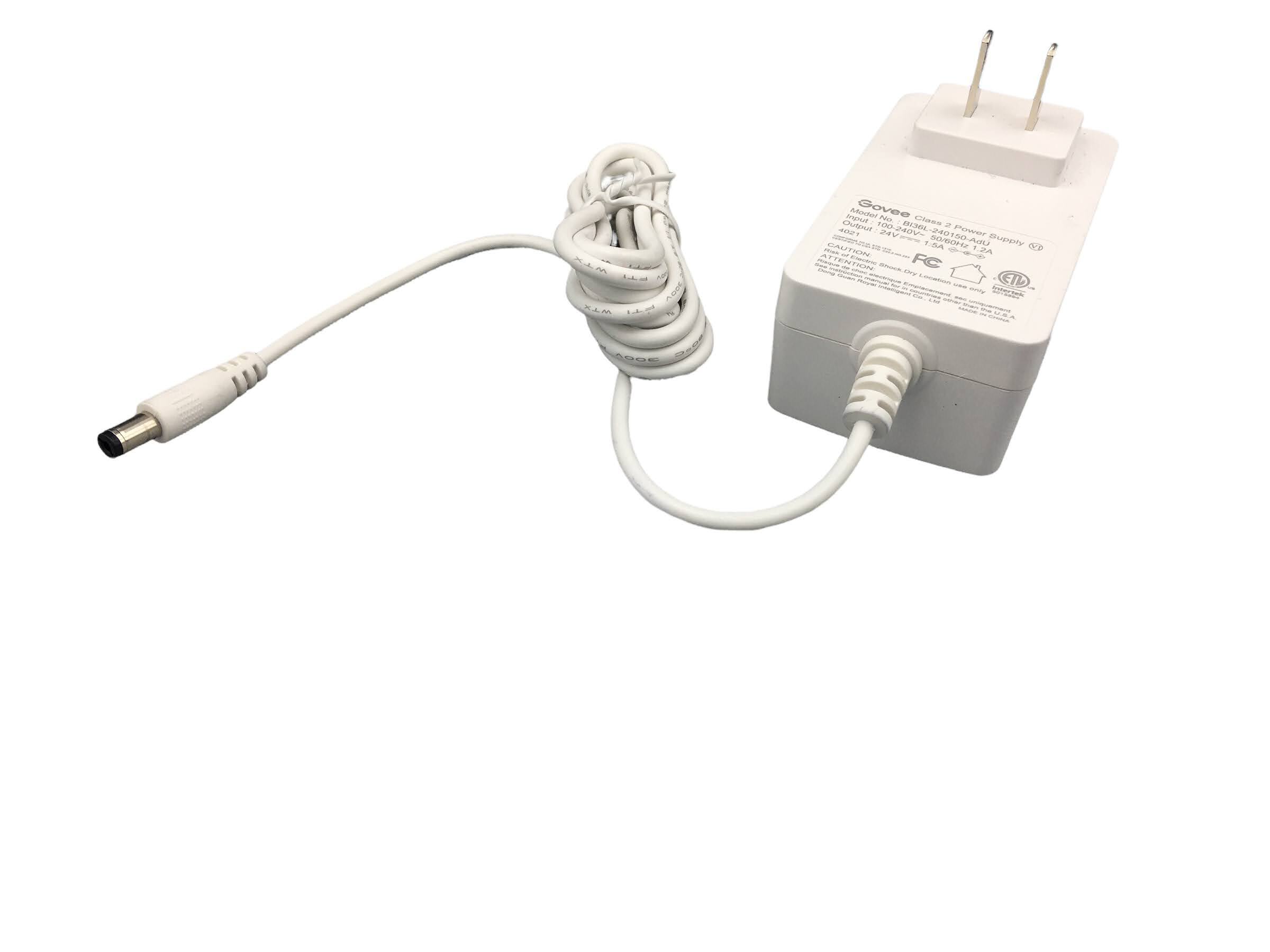 Govee 24V 1.5A Class 2 Power Supply Adapter Charger | Americasprice.Com ...