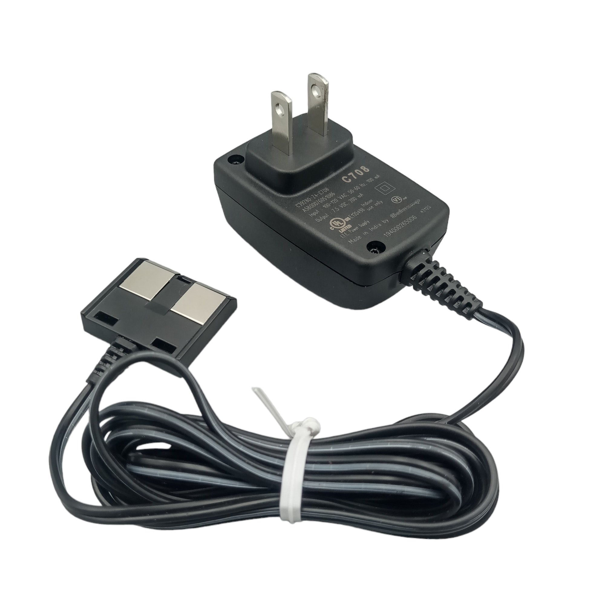 Salcomp 7.5VDC - 200mA I.T.E. Power Supply AC/DC Adapter Model: C39280 ...