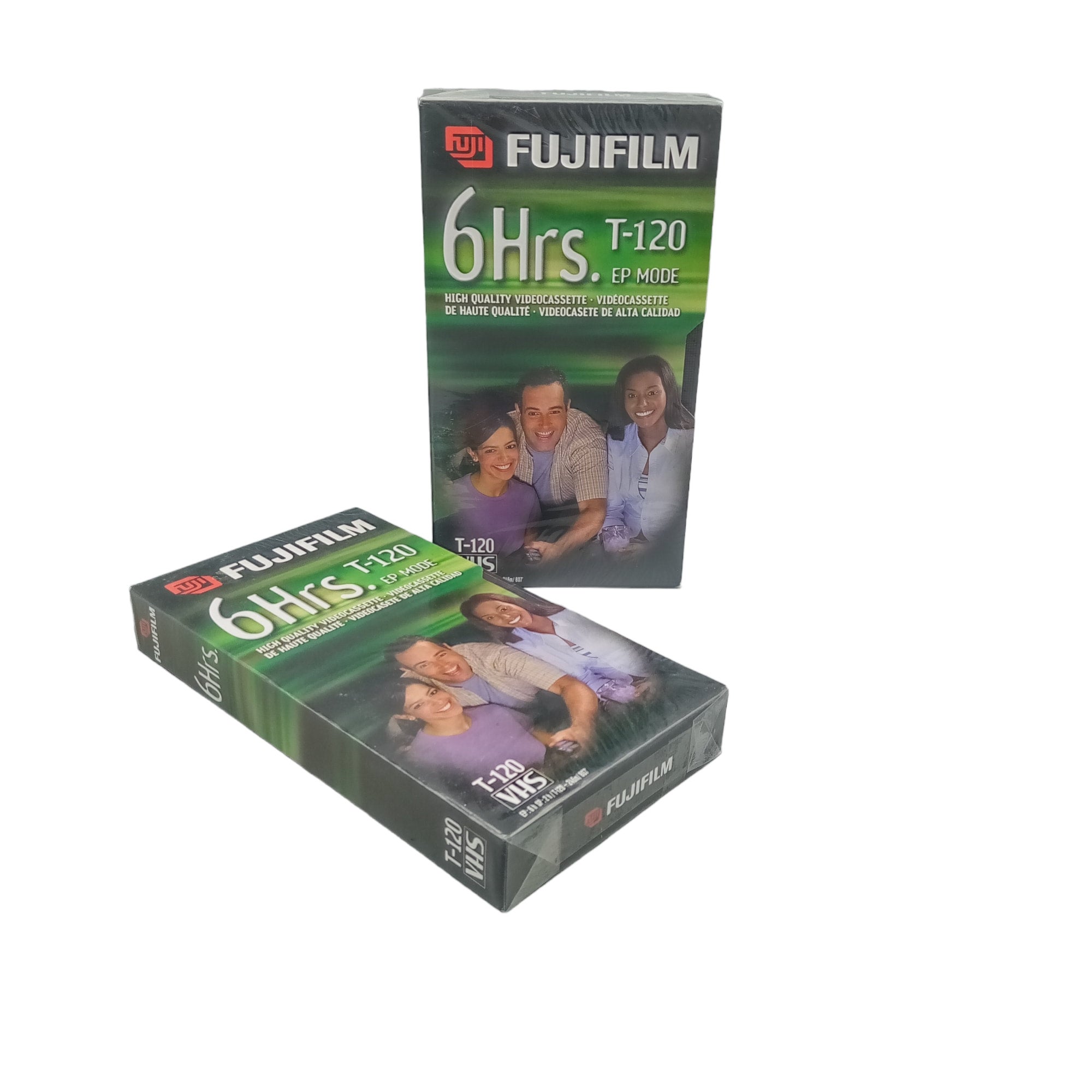 Fuji HQ T-120 6Hrs. High Quality Recordable VHS Video Cassette Tapes -2 ...